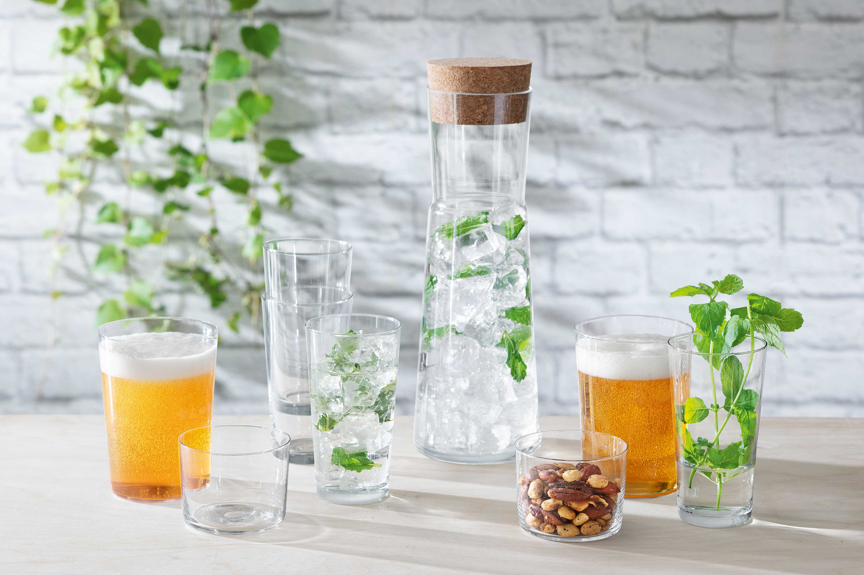Tumbler (Low) x 4 310ml, Clear | Gio Collection | LSA Drinkware