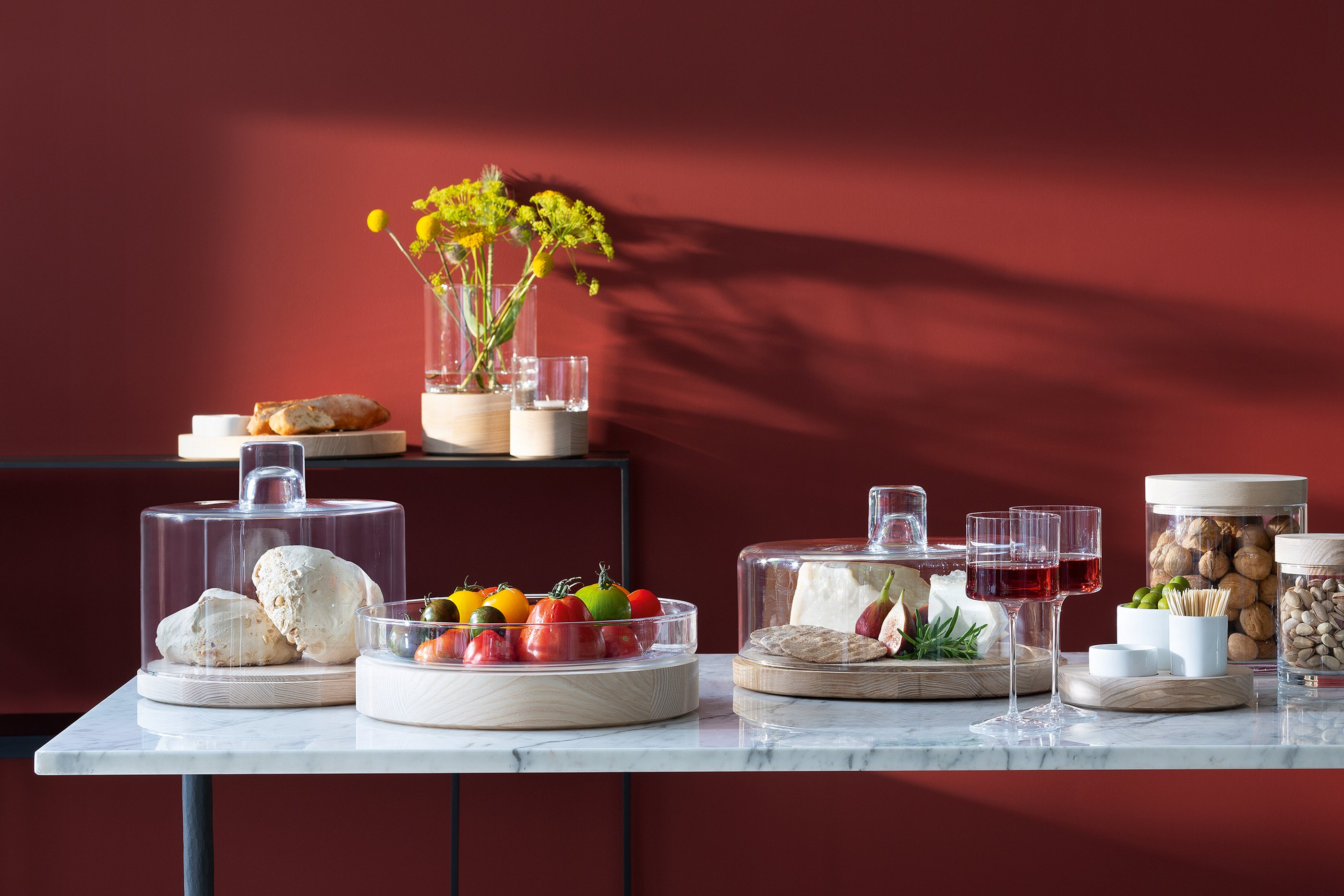 Cheese/Pastries Dome 32cm, Clear | Lotta Collection | LSA Tableware