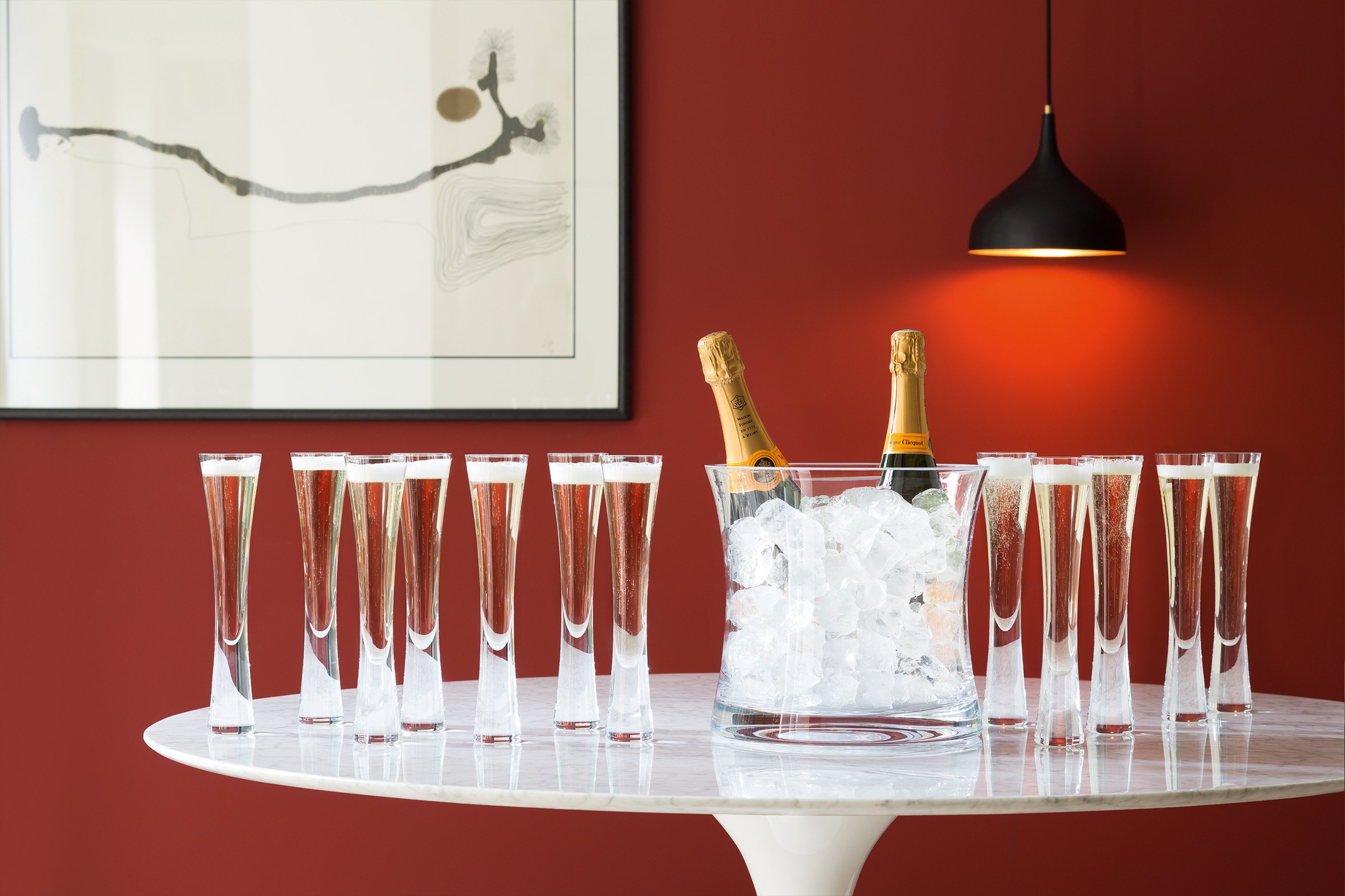 Wine Balloon Glass x 2 550ml, Clear | Moya Collection | LSA Drinkware