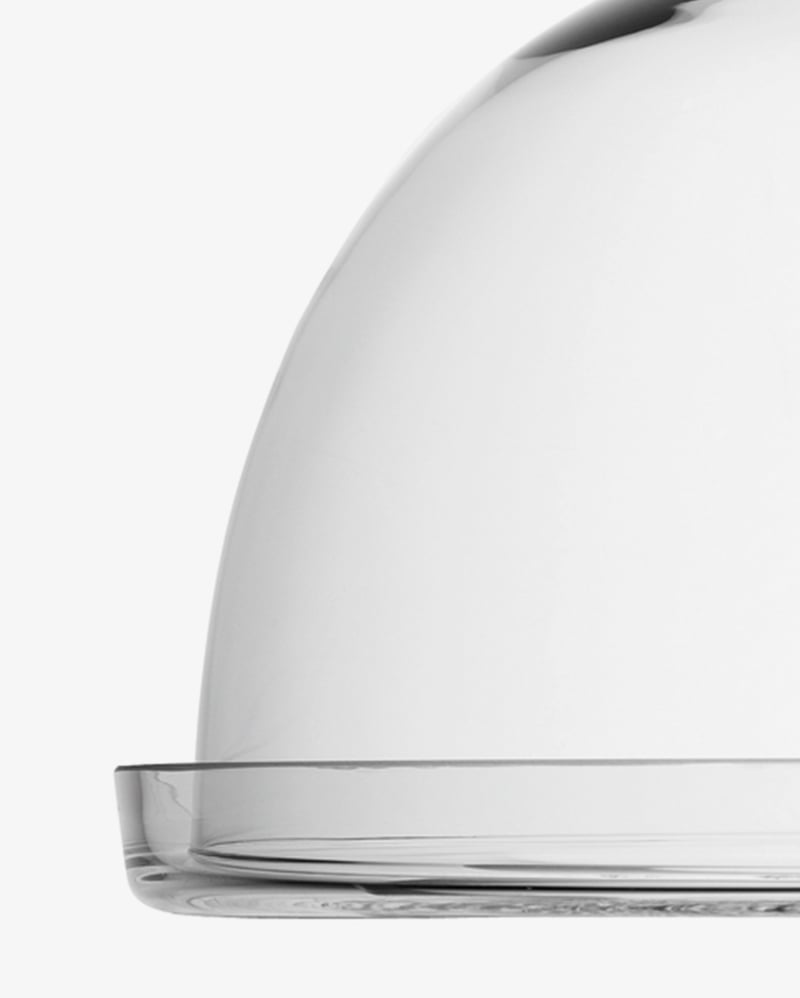 Dome & Plate 33cm/30cm, Clear | Vienna Collection | LSA Tableware