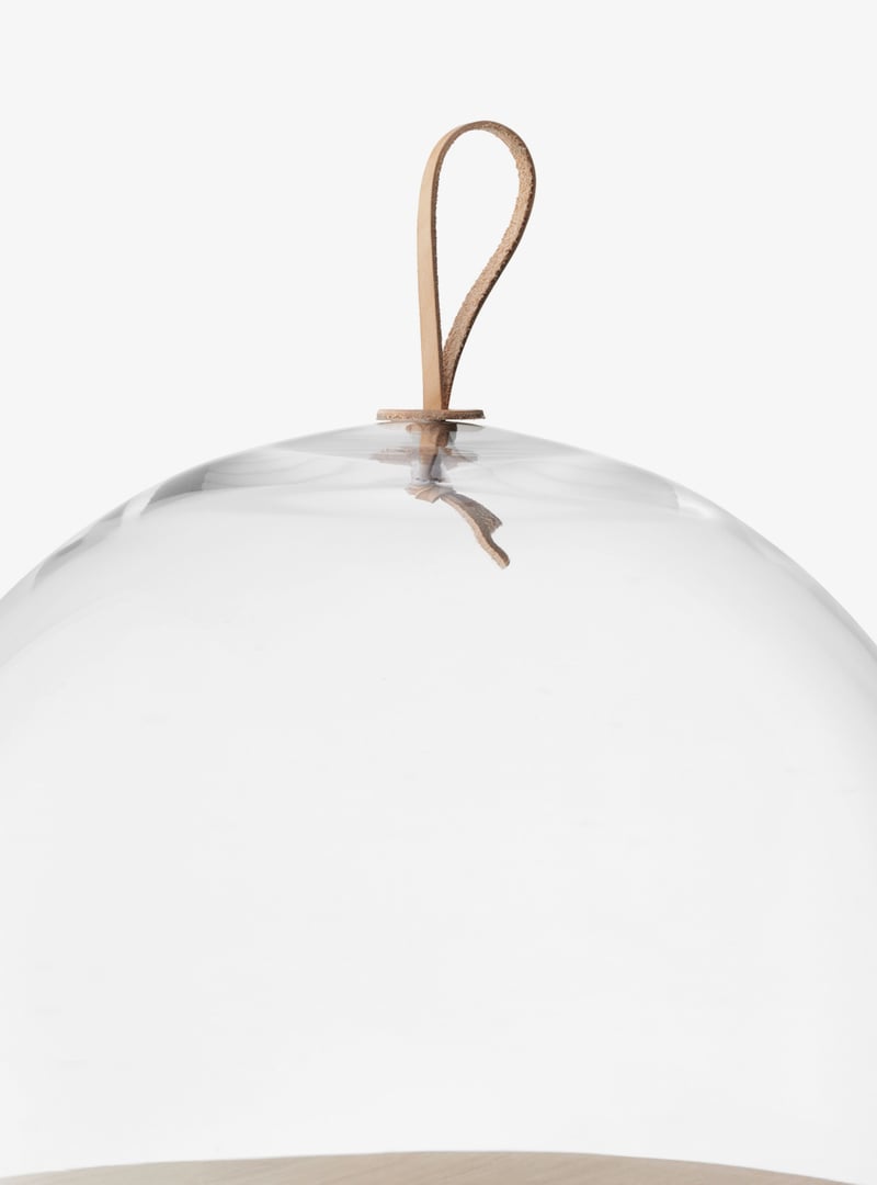 Dome & Ash Base 12.5in, Clear | Ivalo | LSA Tableware