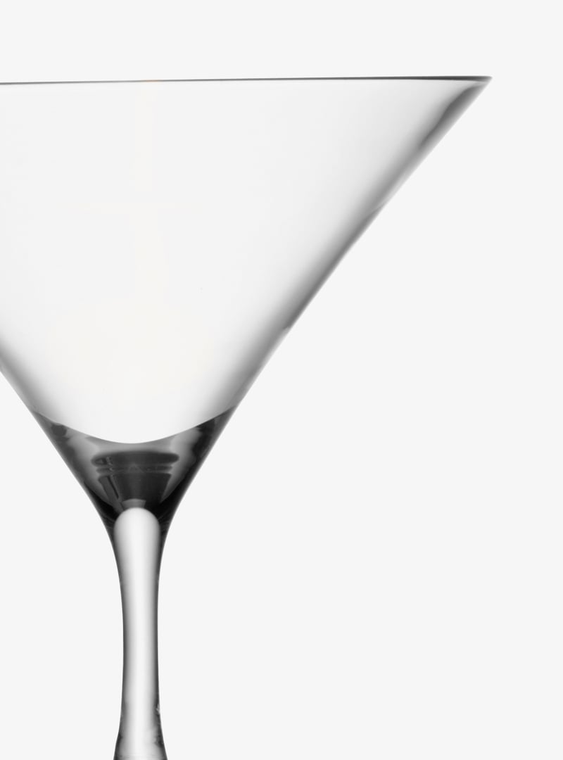 Martini Glass x 2 6oz, Clear | Bar | LSA Drinkware