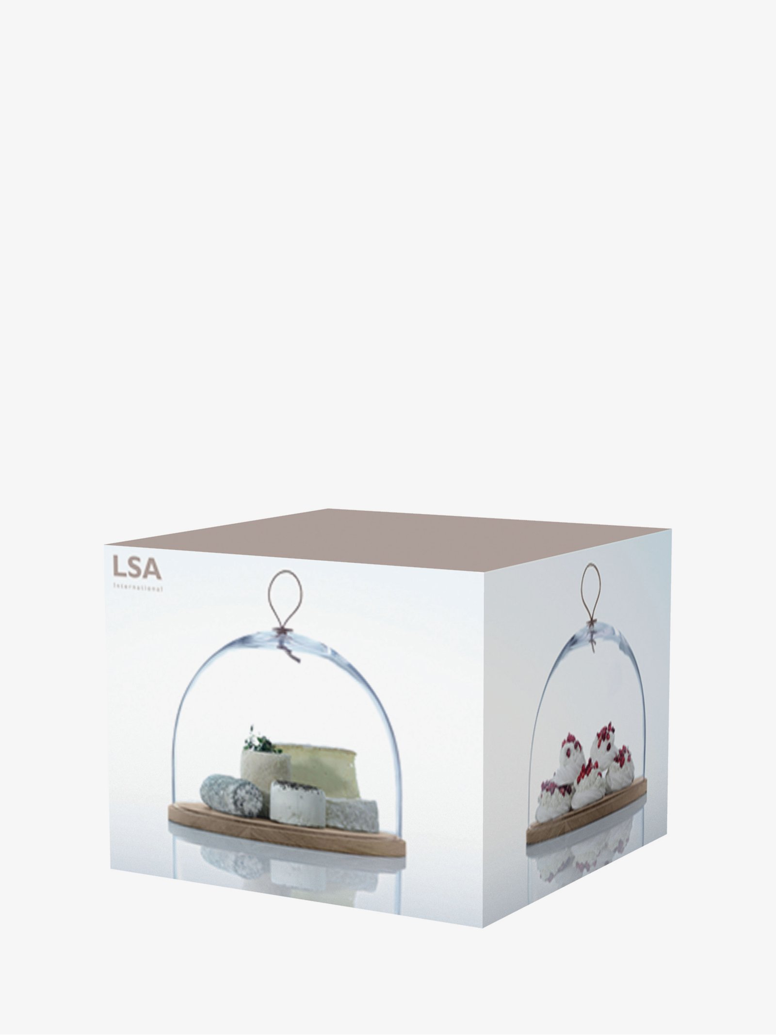 Dome & Ash Base 12.5in, Clear | Ivalo | LSA Tableware