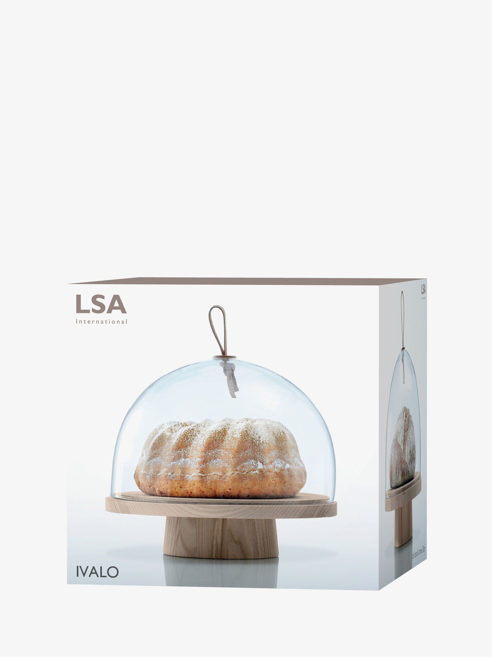 Ash Stand & Dome 11in, Clear | Ivalo | LSA Tableware
