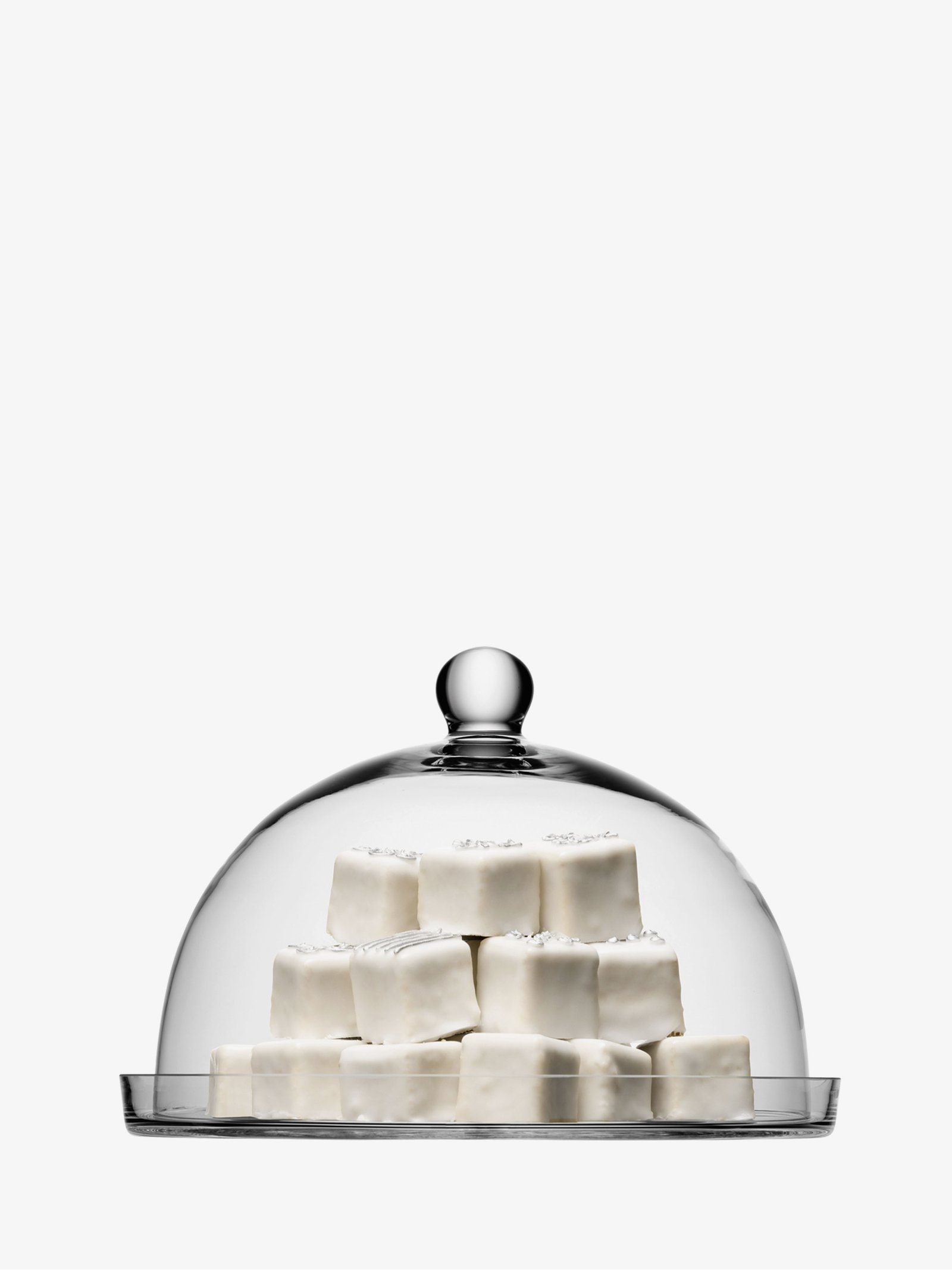 Dome & Plate 33cm/30cm, Clear | Vienna Collection | LSA Tableware