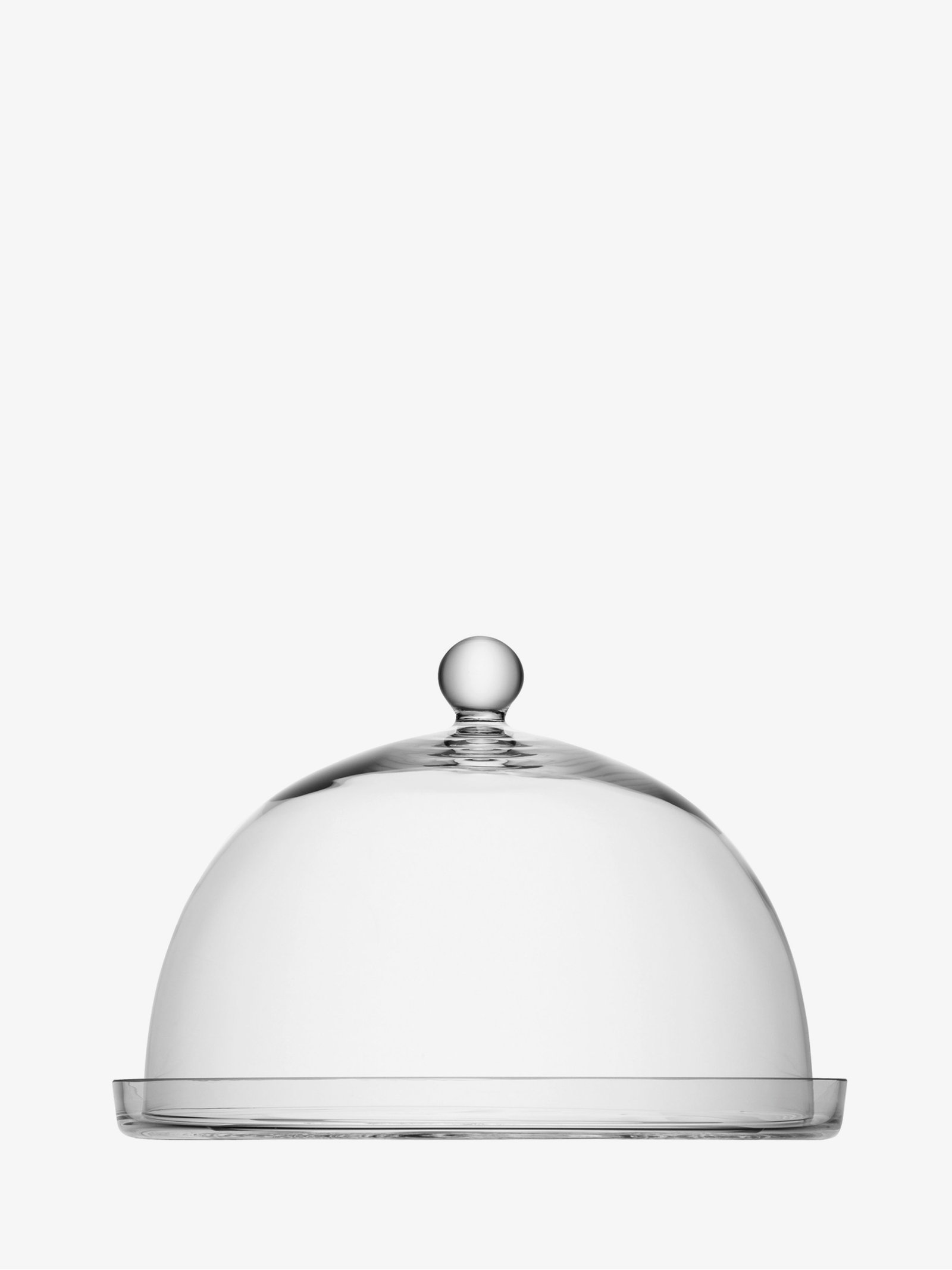 Dome & Plate 33cm/30cm, Clear | Vienna Collection | LSA Tableware