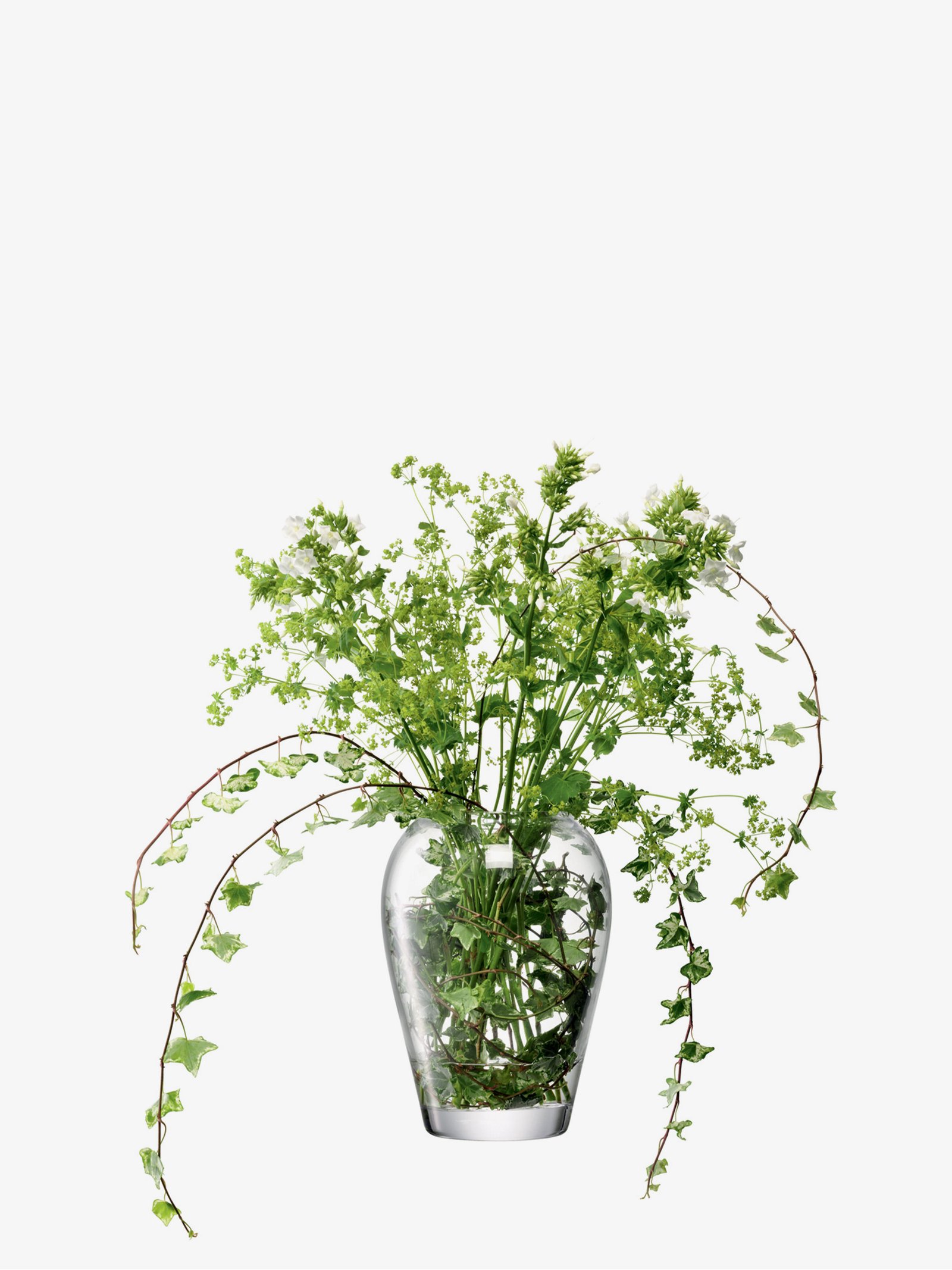 Garden Bouquet Vase H25cm, Clear | Flower Collection | LSA Interior