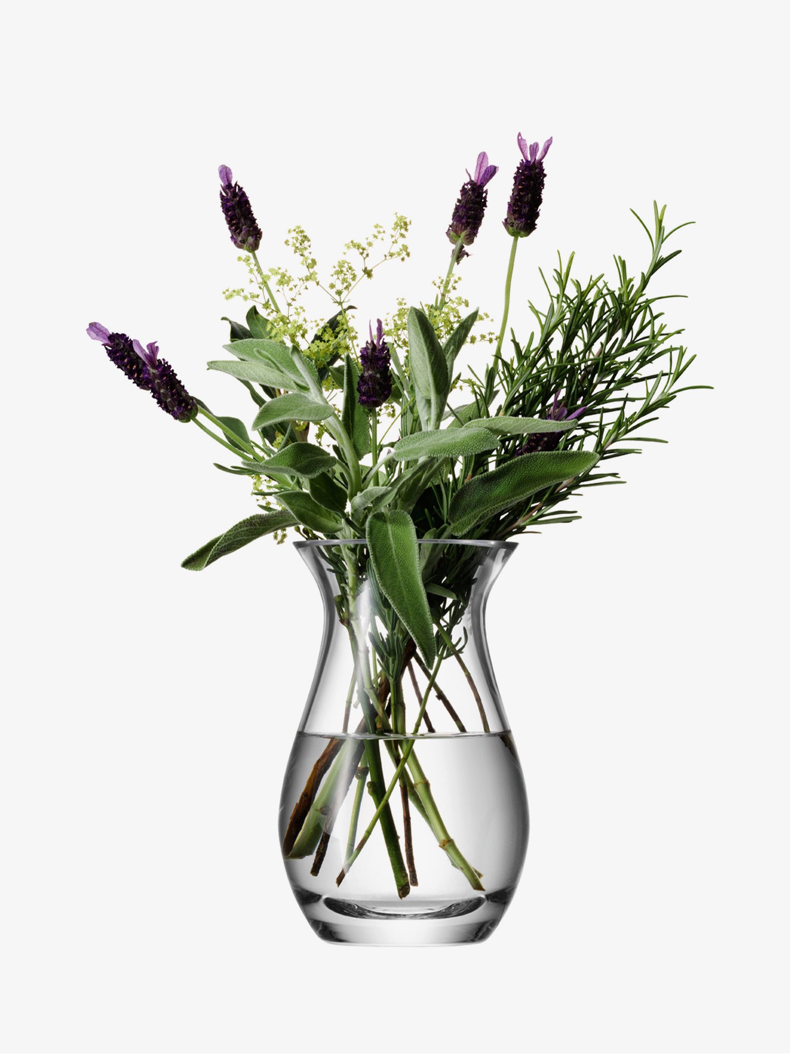 Posy Vase H17.5cm, Clear | Flower Collection | LSA Interior