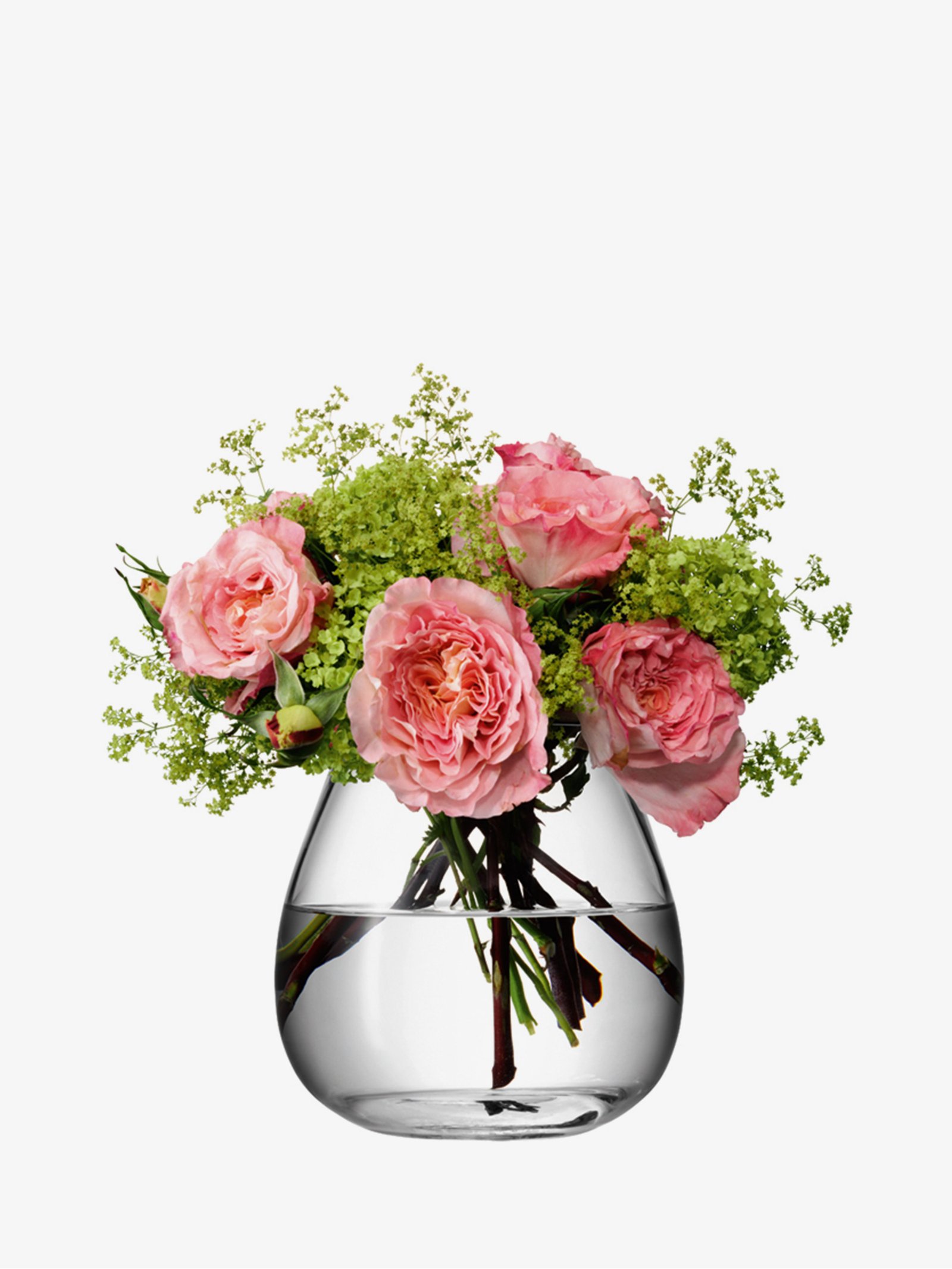 Table Bouquet Vase H17cm, Clear | Flower Collection | LSA Interior
