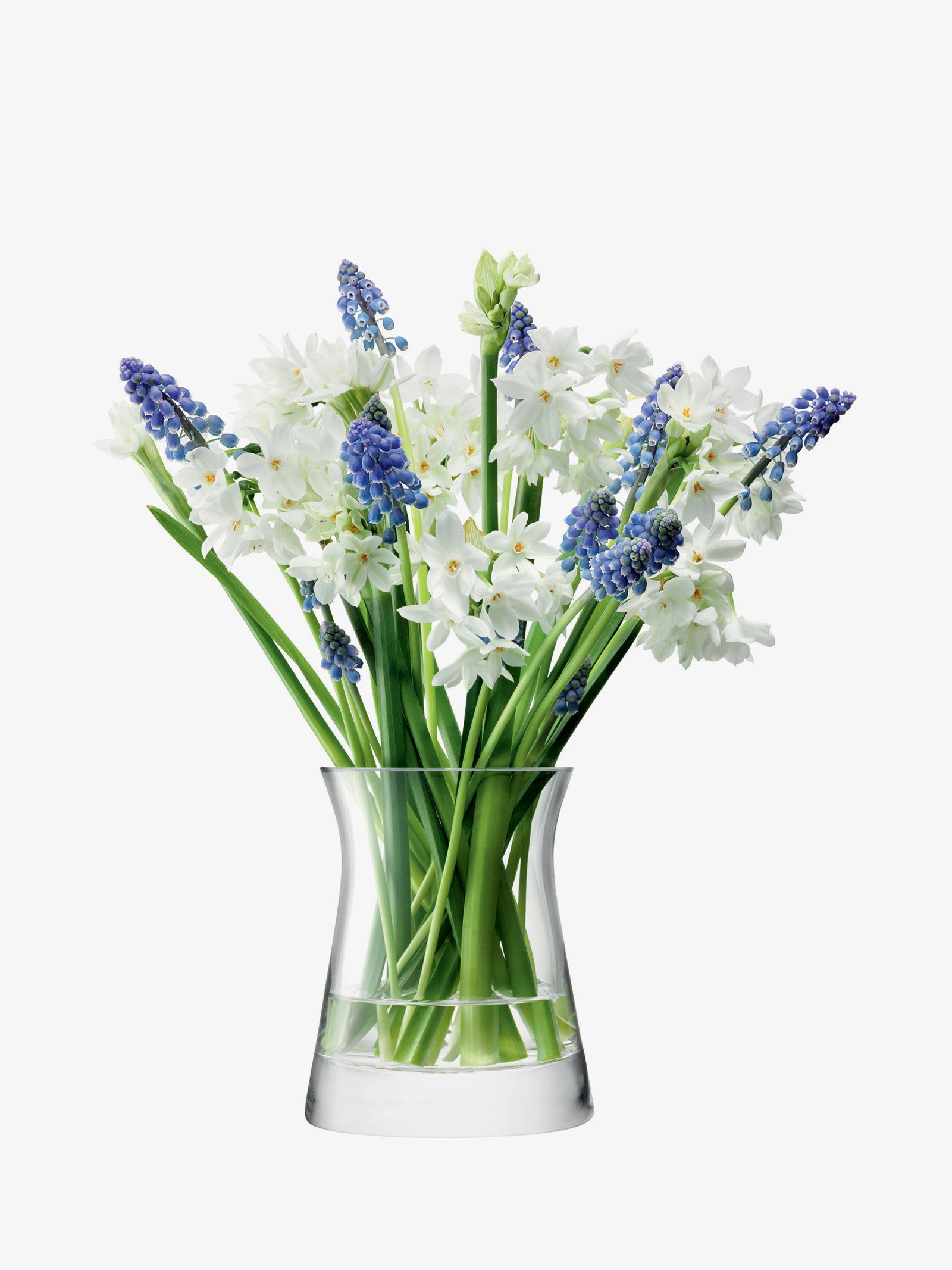 Garden Posy Vase H13cm, Clear | Flower Collection | LSA Interior