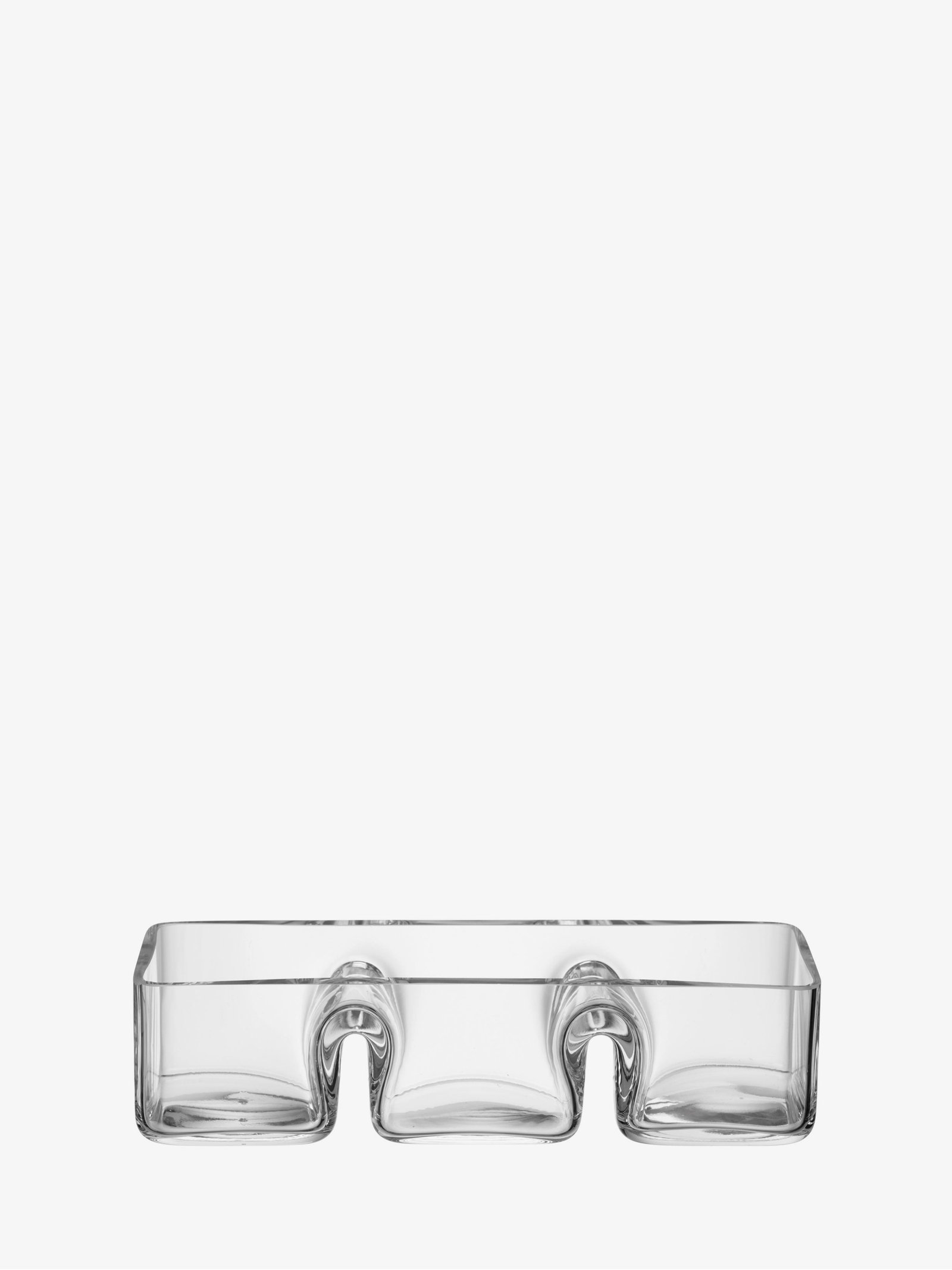 Trio Dish L30cm W11cm, Clear | Serve Collection | LSA Tableware