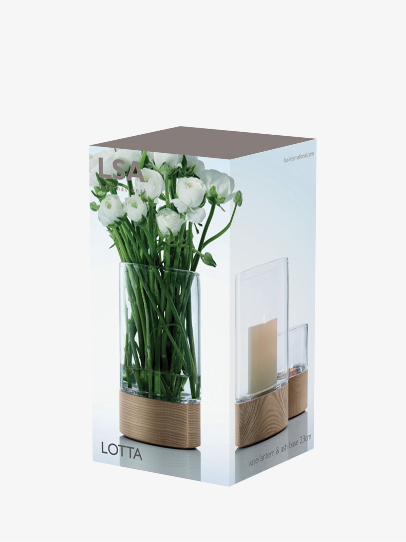 Lantern H22.5cm, Clear | Lotta Collection | LSA Interior