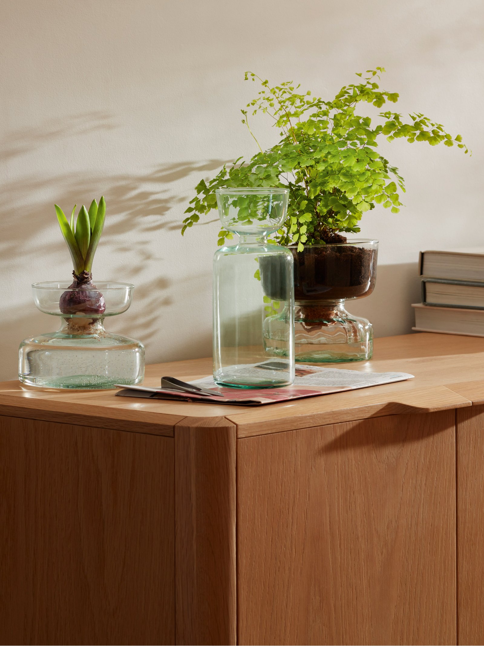 Vase/Bulb Planter H10cm, Clear | Canopy Collection | LSA Interior