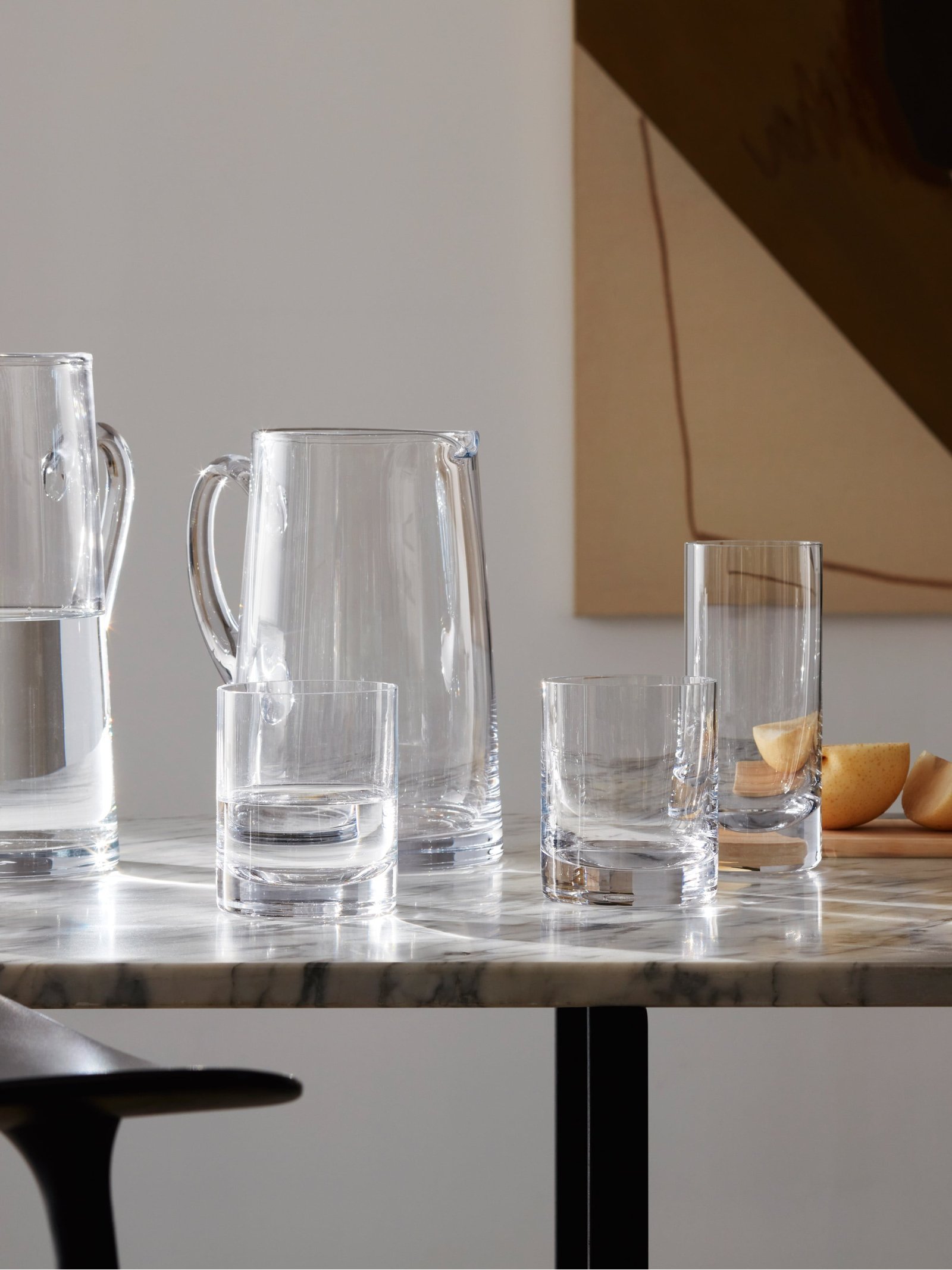 Tapered Jug 57oz, Clear | Bar Collection | LSA Drinkware
