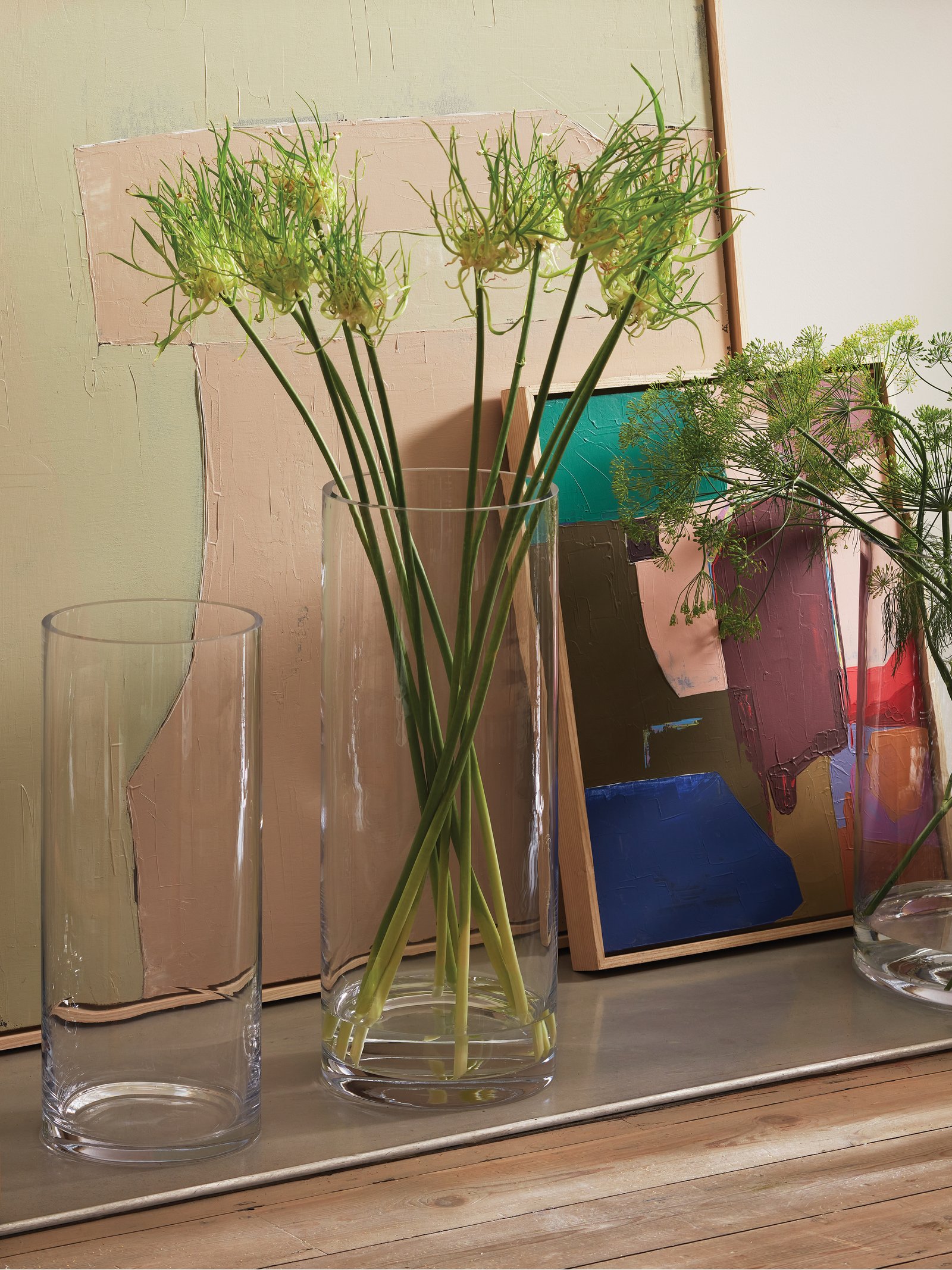 Vase H16.5in, Clear | Column Collection | LSA Interior