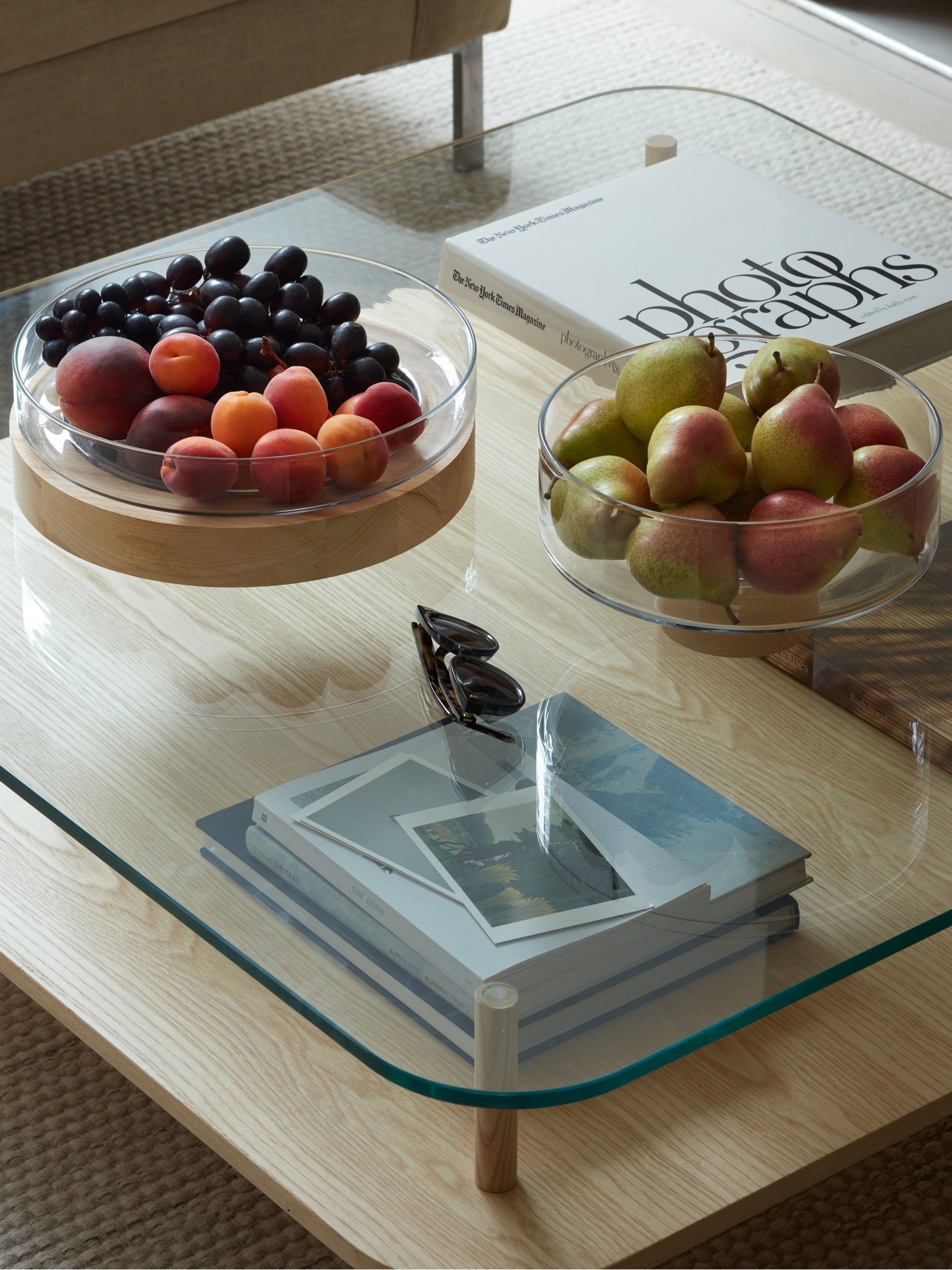 Bowl & Ash Base 12.25in, Clear | Lotta | LSA Tableware